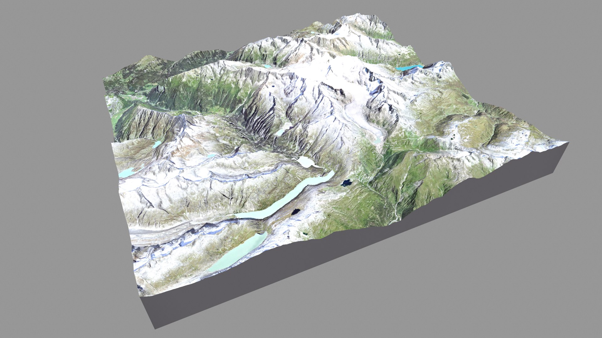 3D Mountain Landscape Tieralplistock Alps Switzerland - TurboSquid 1987304