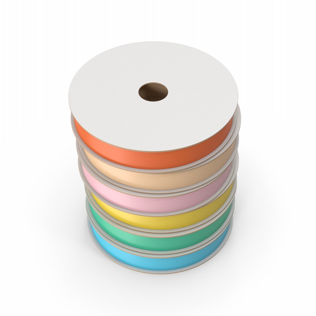 3D Ribbon Reels - TurboSquid 2096201