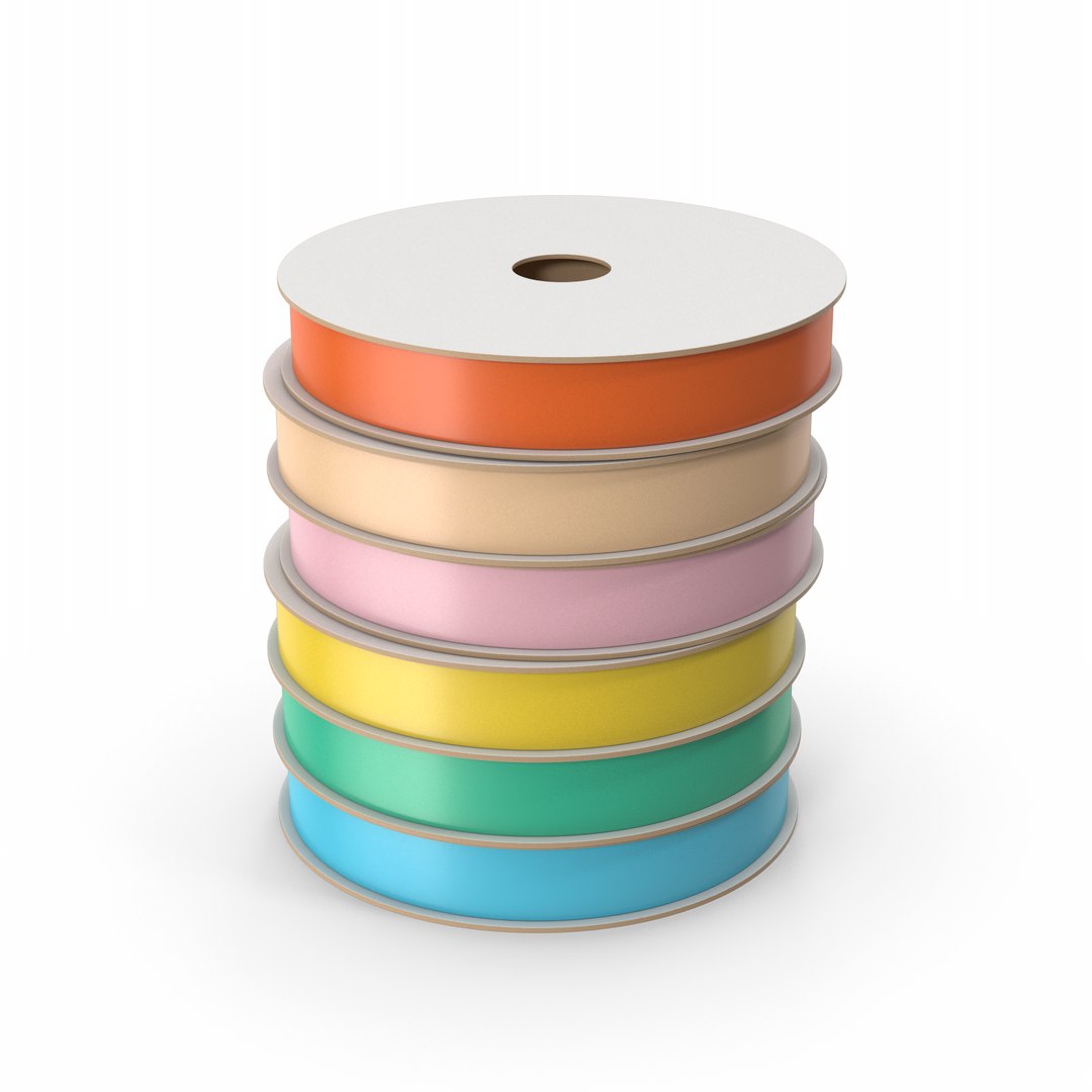 3D Ribbon Reels - TurboSquid 2096201