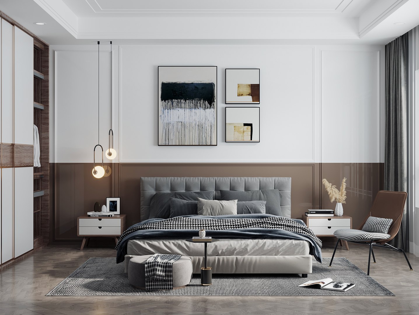 modelo 3d Dormitorio moderno - TurboSquid 1767826