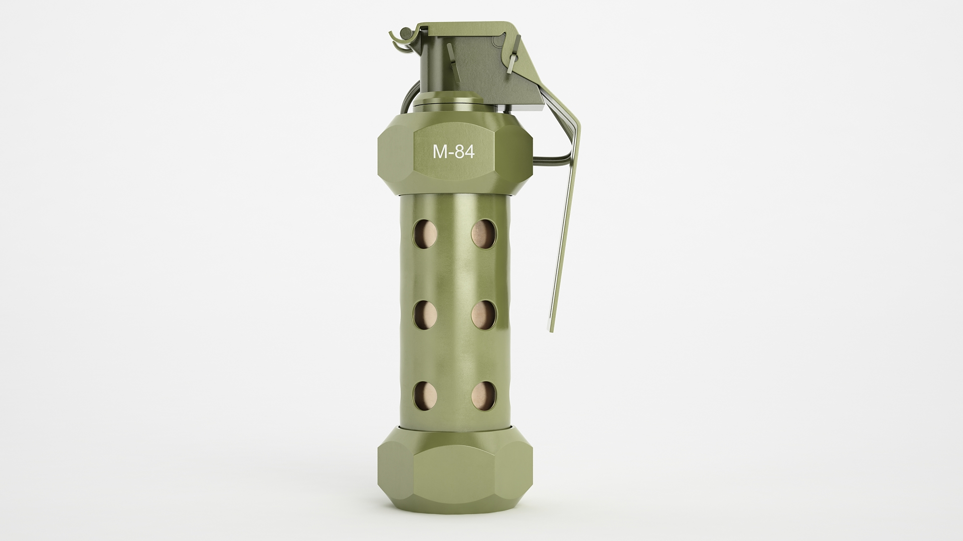 3D M84 Grenade Model - TurboSquid 1666753