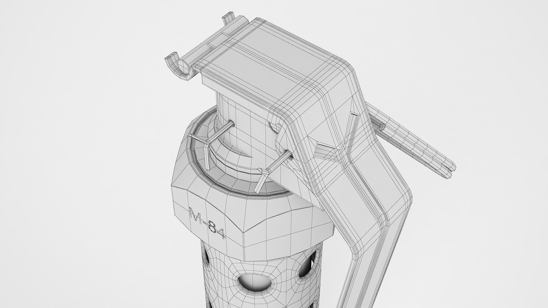 3D M84 Grenade Model - TurboSquid 1666753
