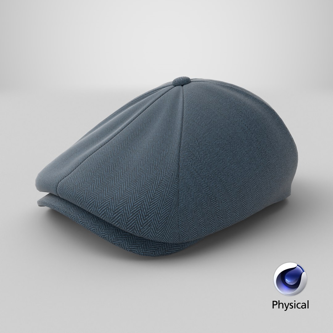 Flat Cap 03 3D Model - TurboSquid 2349031