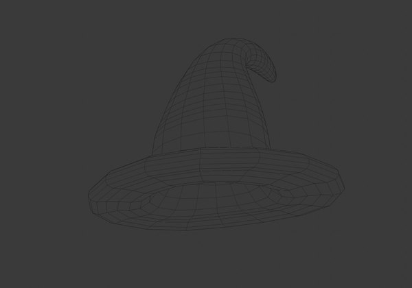 Low poly pink witch hat with diamond pattern 3D - TurboSquid 1892061