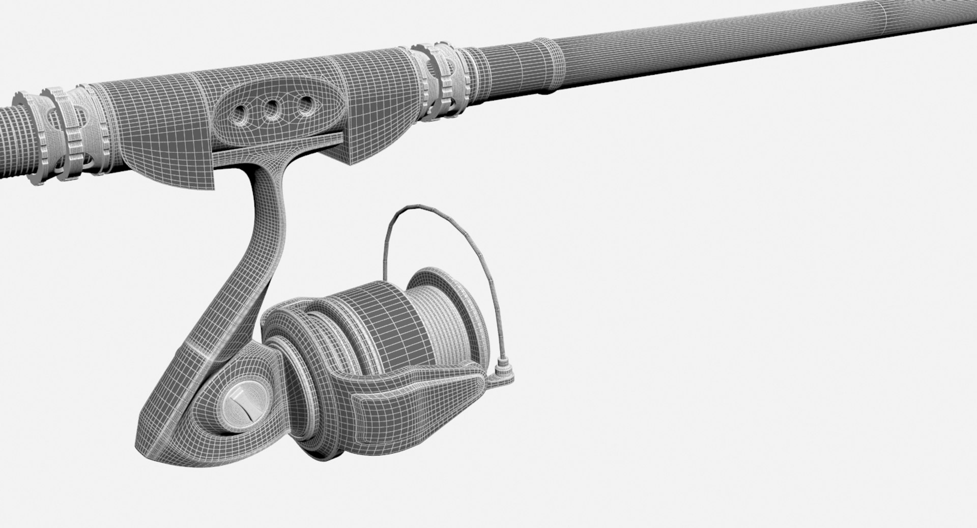 3D Telescopic Fly Rod - TurboSquid 1319664