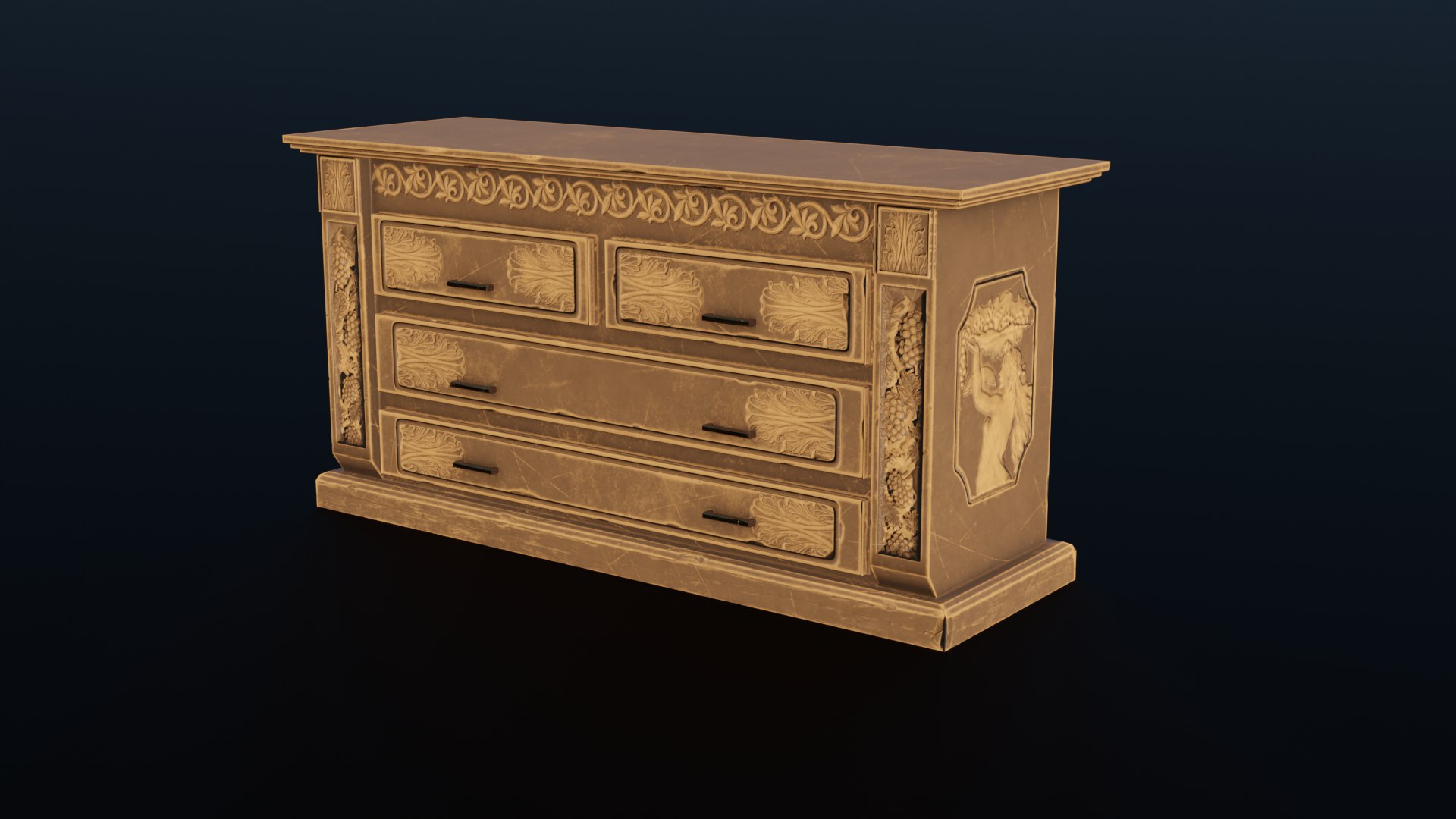 Night Table 3D Model - TurboSquid 2208076