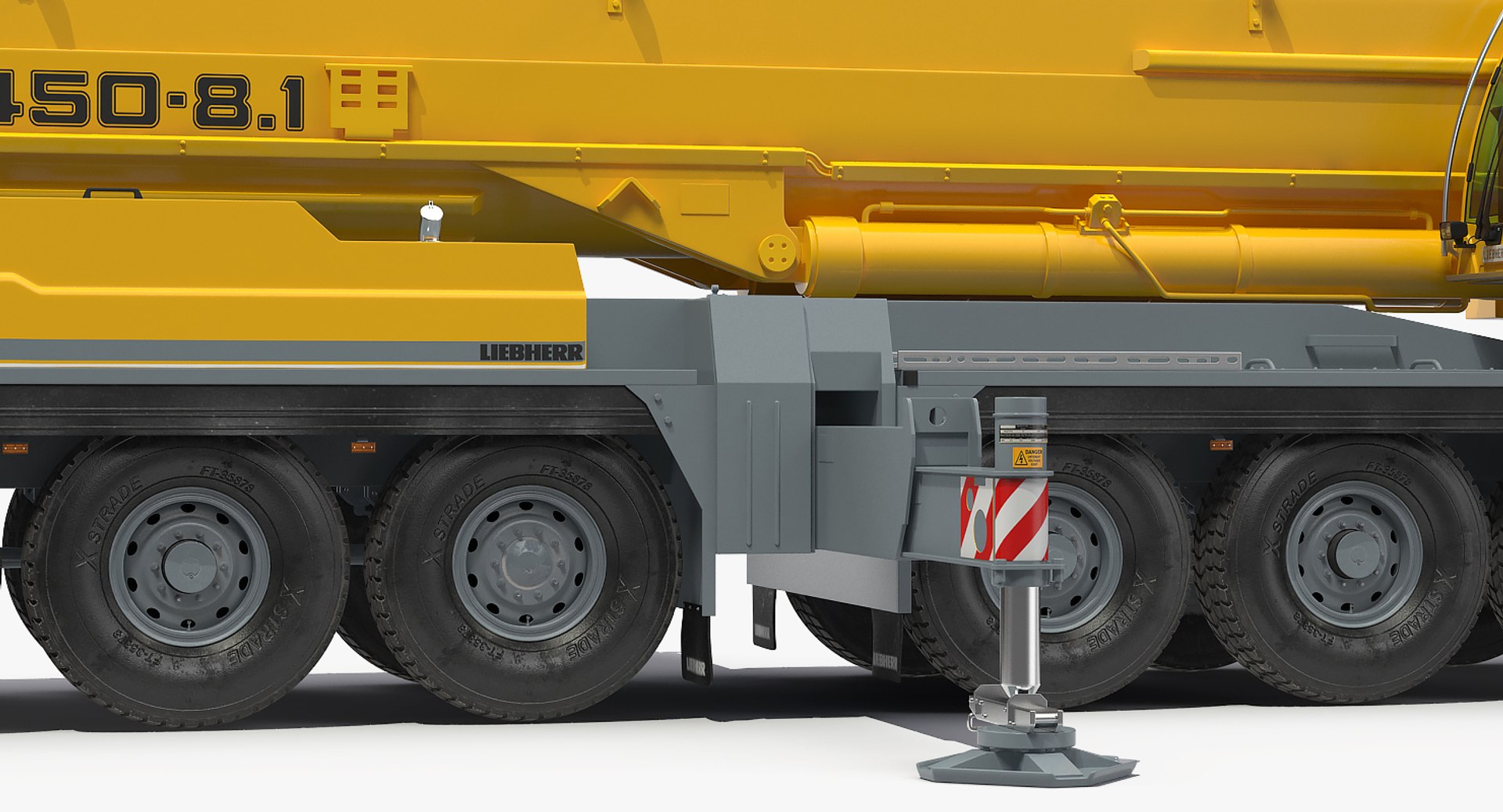 3D liebherr ltm 1450 mobile crane - TurboSquid 1397696