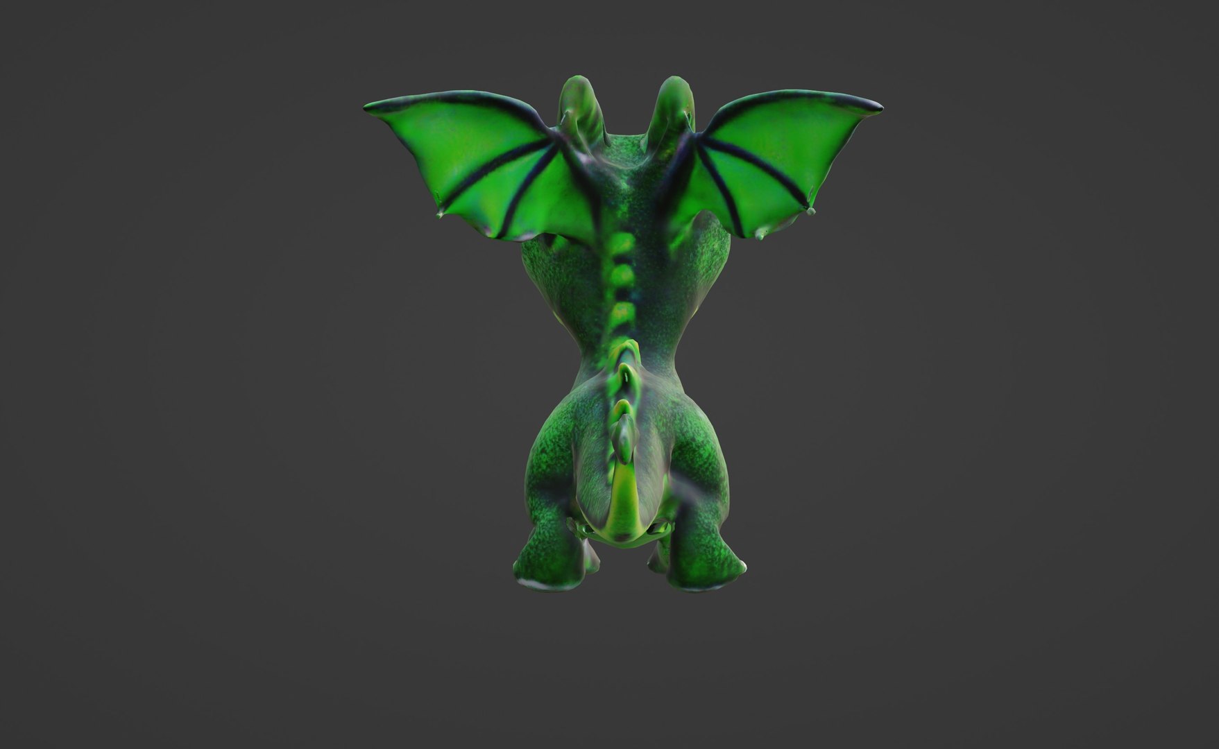 Symbol - Small Green Dragon 3D Model 3D Model - TurboSquid 2175202