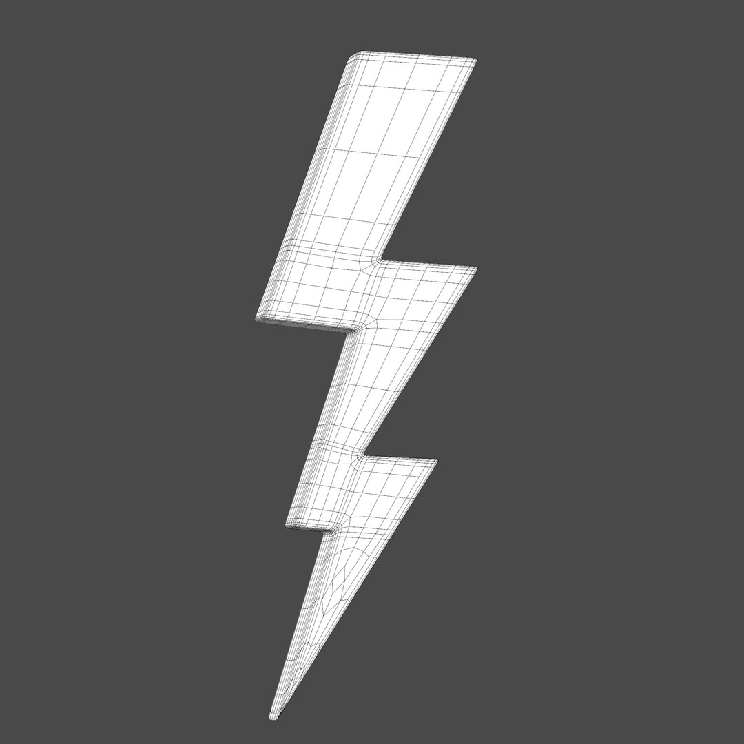 3D Bolt Icon Model - TurboSquid 1884724