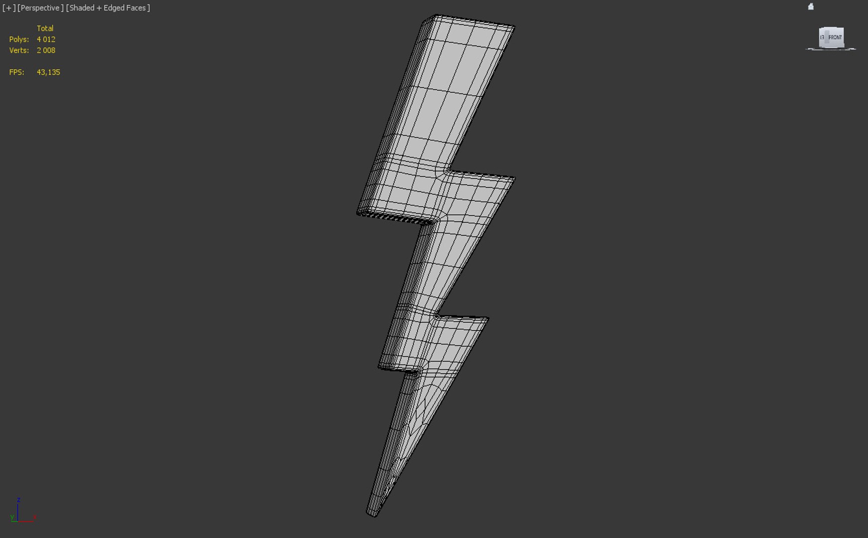 3D Bolt Icon Model - TurboSquid 1884724