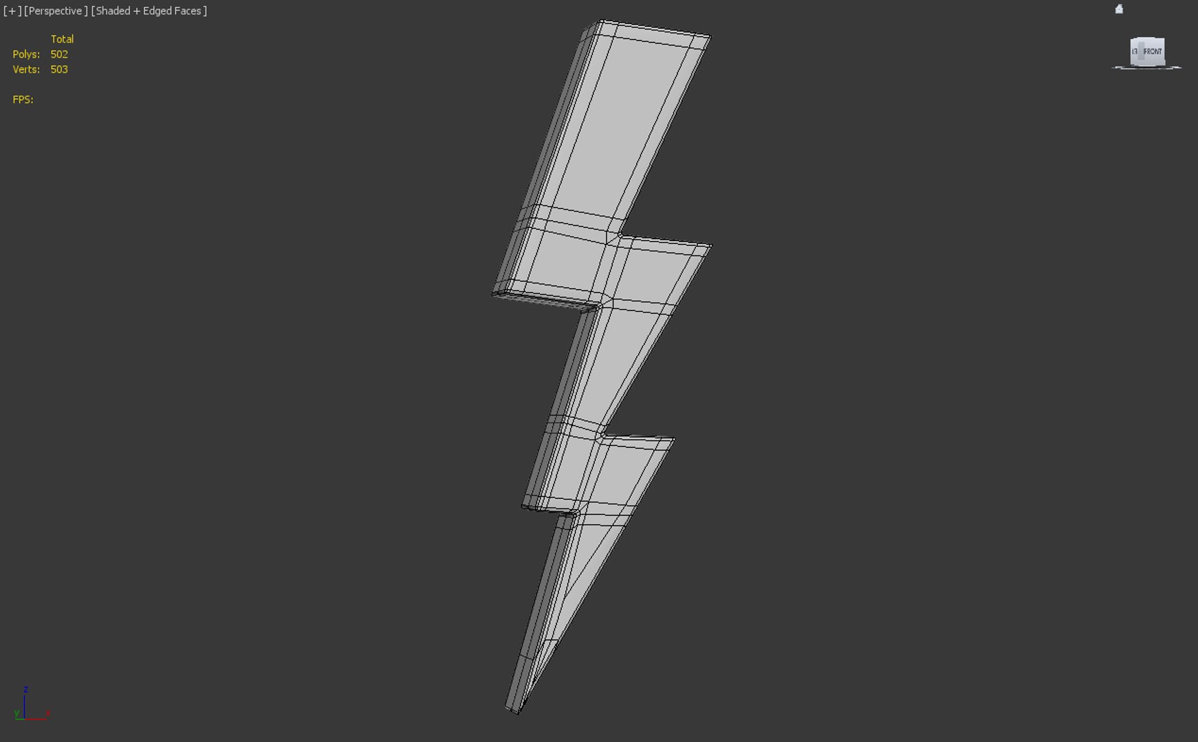 3D Bolt Icon Model - TurboSquid 1884724
