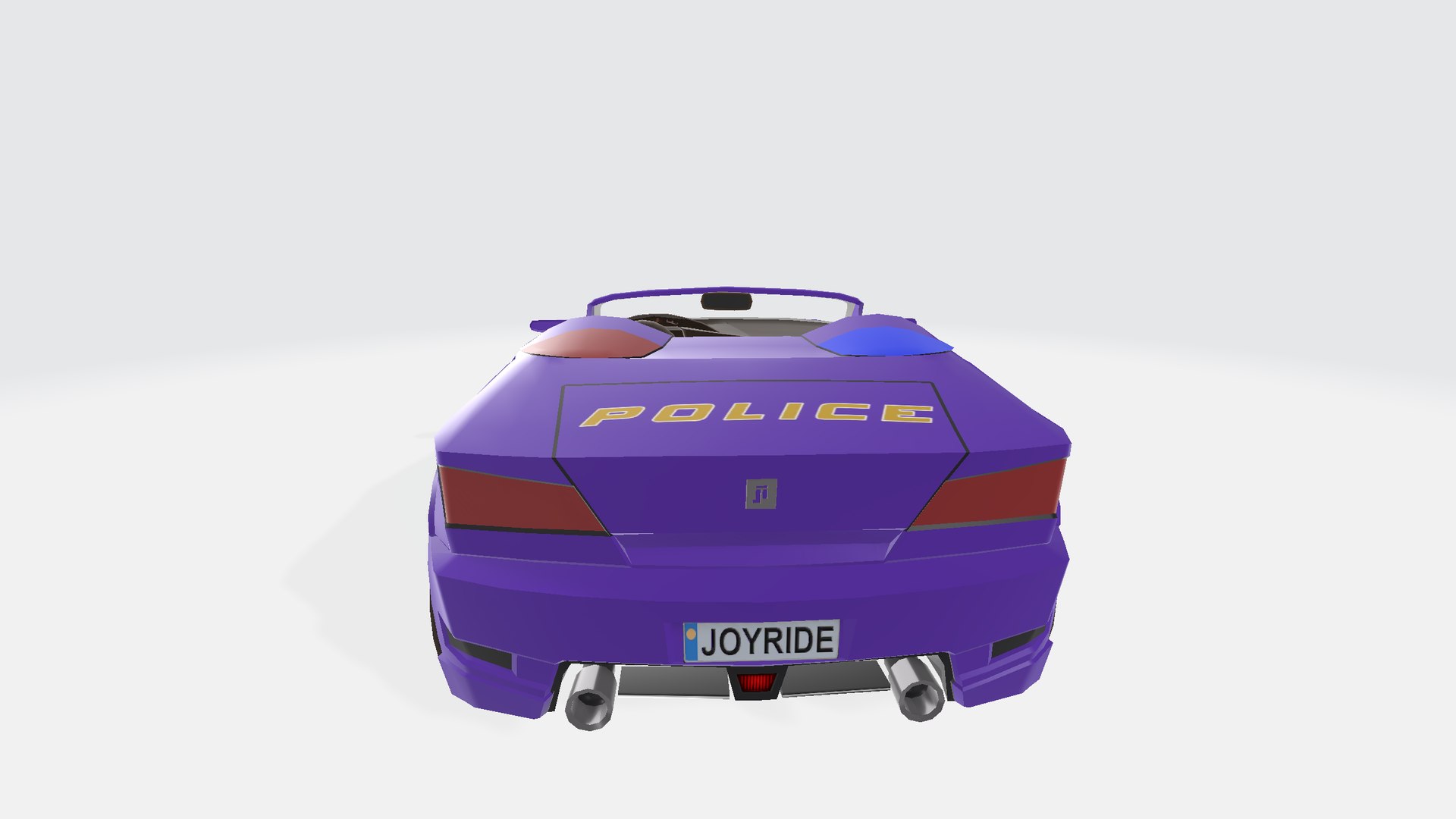 3D Shift Cop Purple Car Model - TurboSquid 1489275
