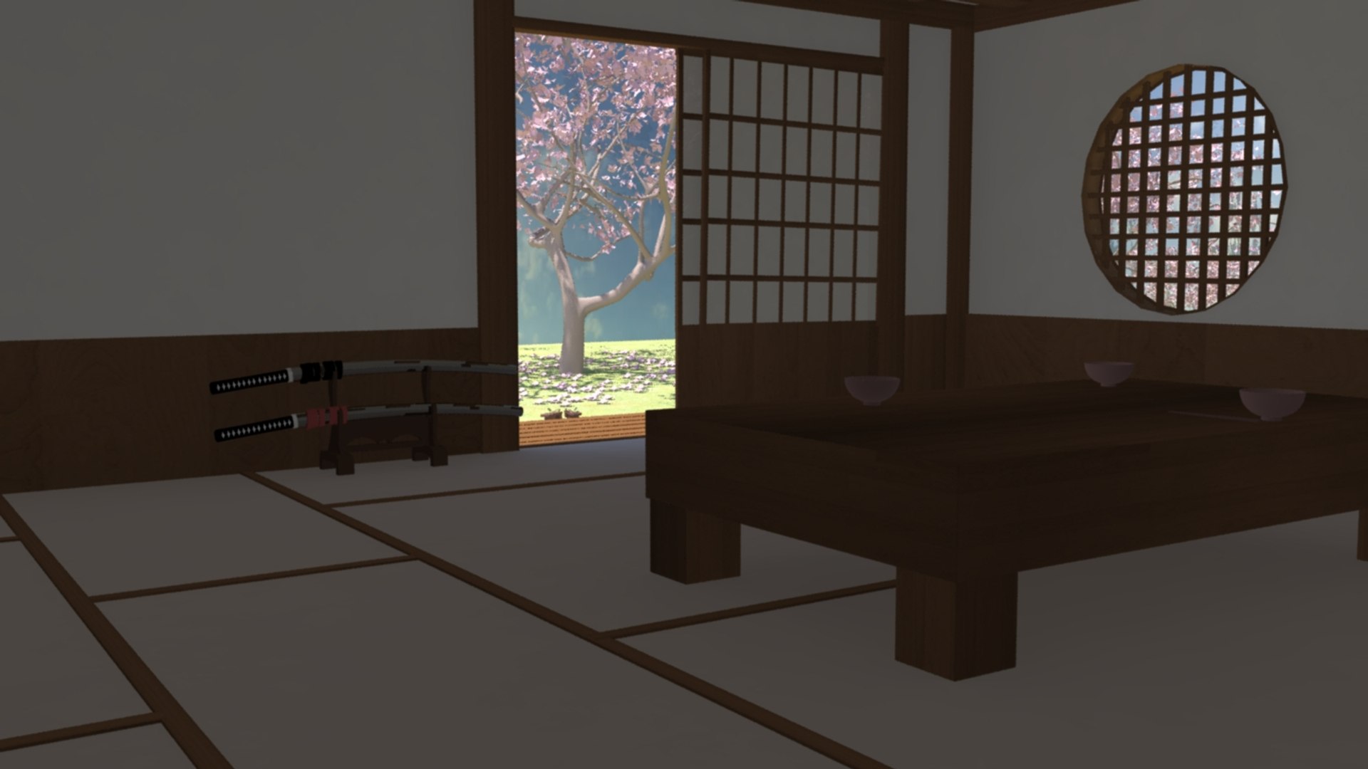 Japanese Room 3d Model