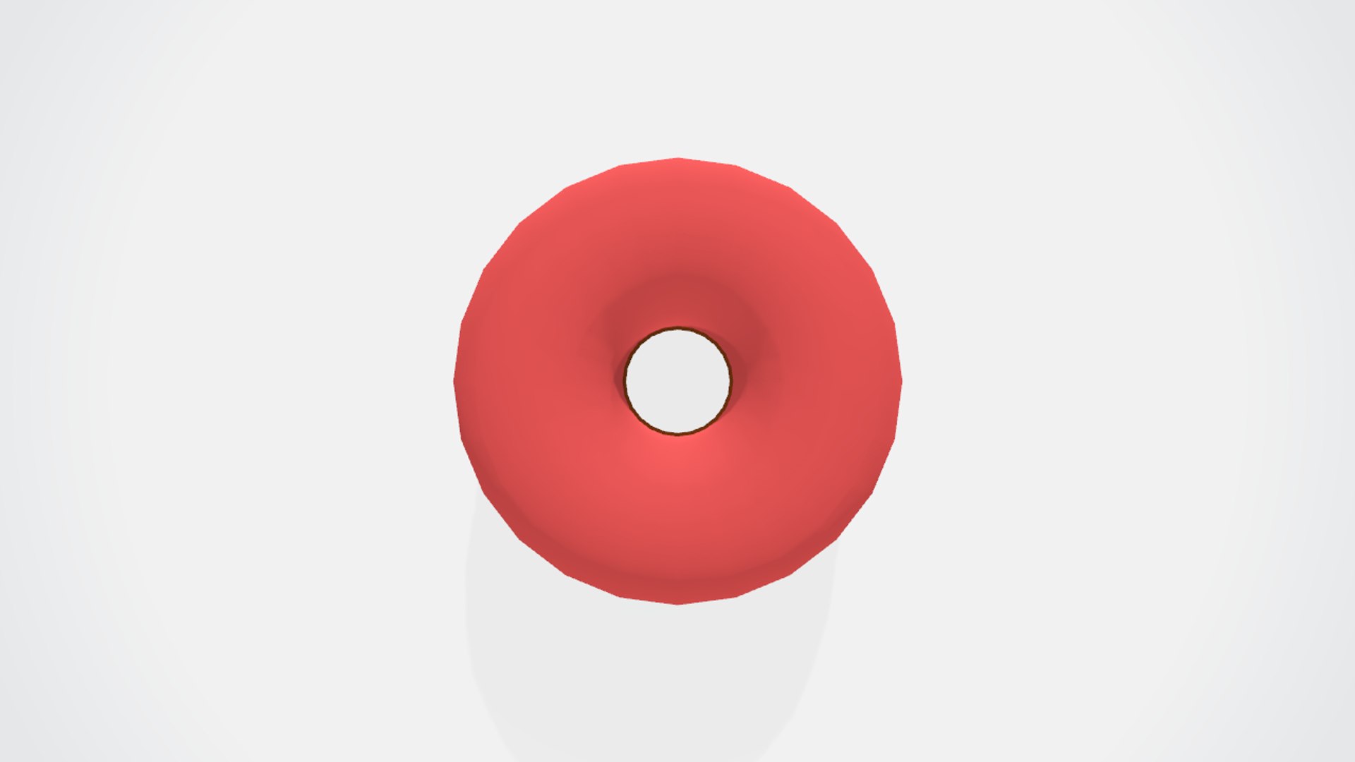 Low-poly donut doughnut food 3D model - TurboSquid 1540797