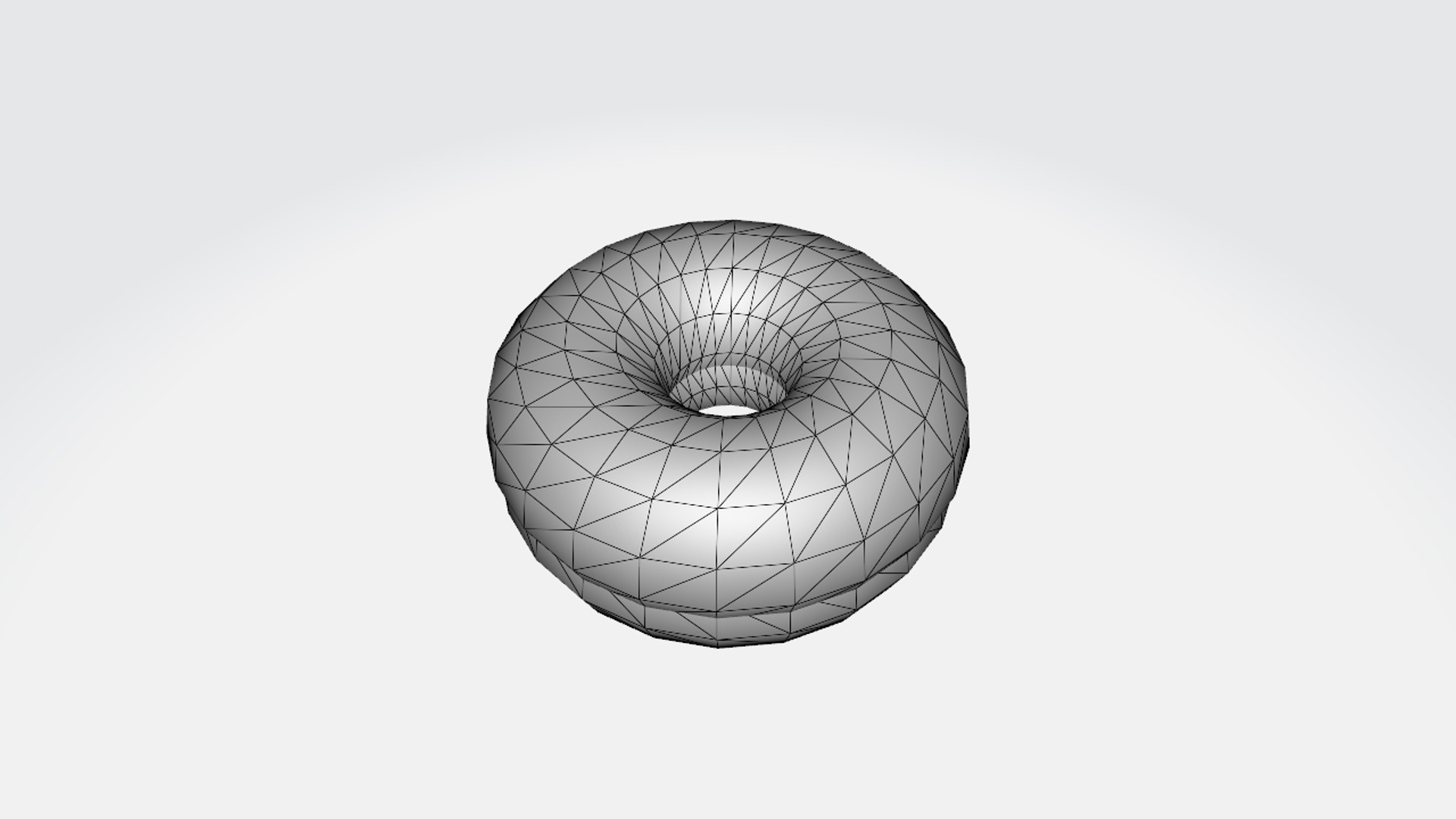 Low-poly donut doughnut food 3D model - TurboSquid 1540797