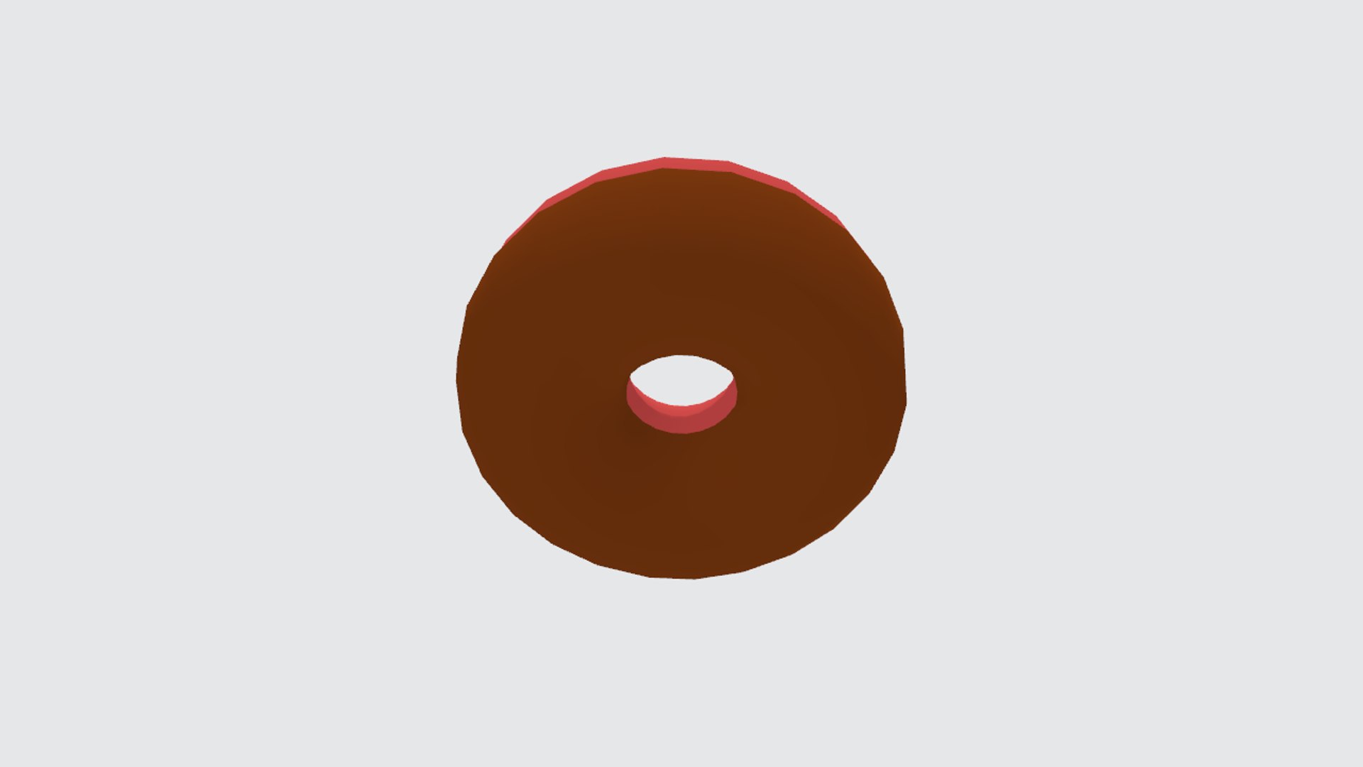 Low-poly donut doughnut food 3D model - TurboSquid 1540797