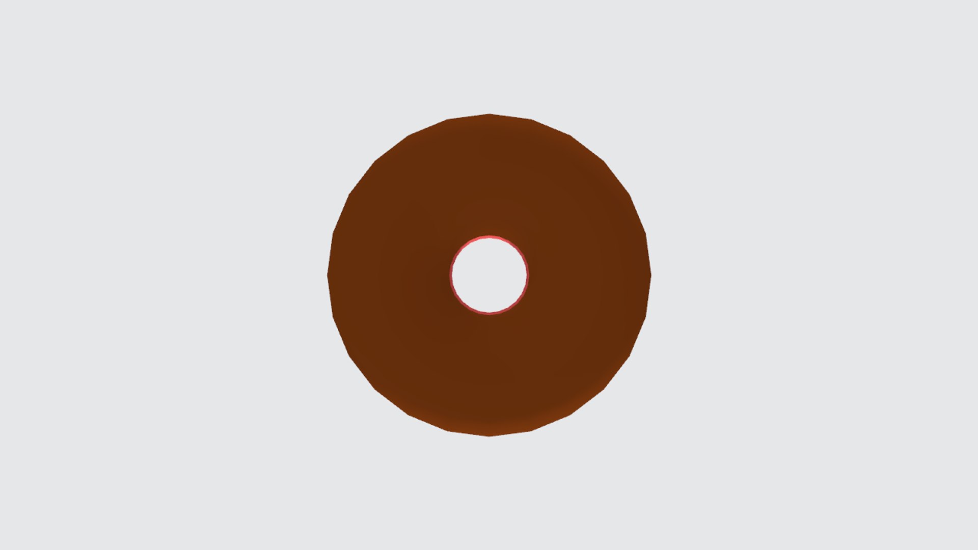 Low-poly donut doughnut food 3D model - TurboSquid 1540797