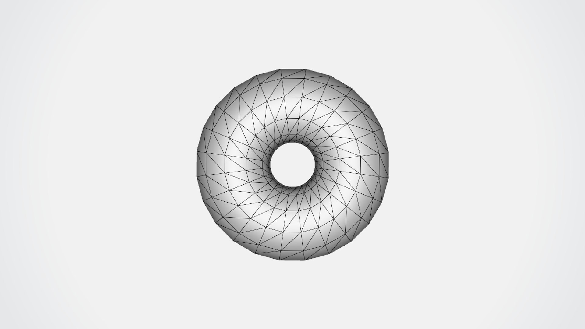 Low-poly donut doughnut food 3D model - TurboSquid 1540797