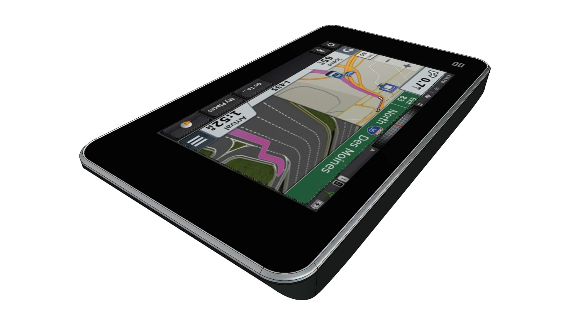 Gps Device 3D Model - TurboSquid 1364271