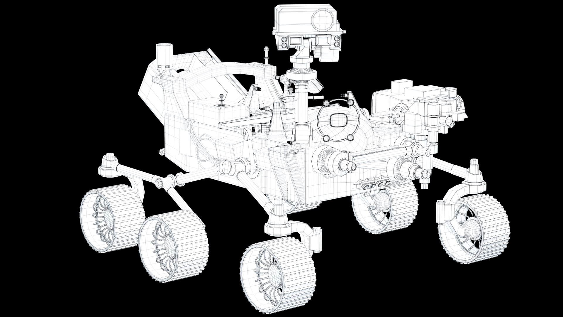 Mars 2020 rover model - TurboSquid 1445118