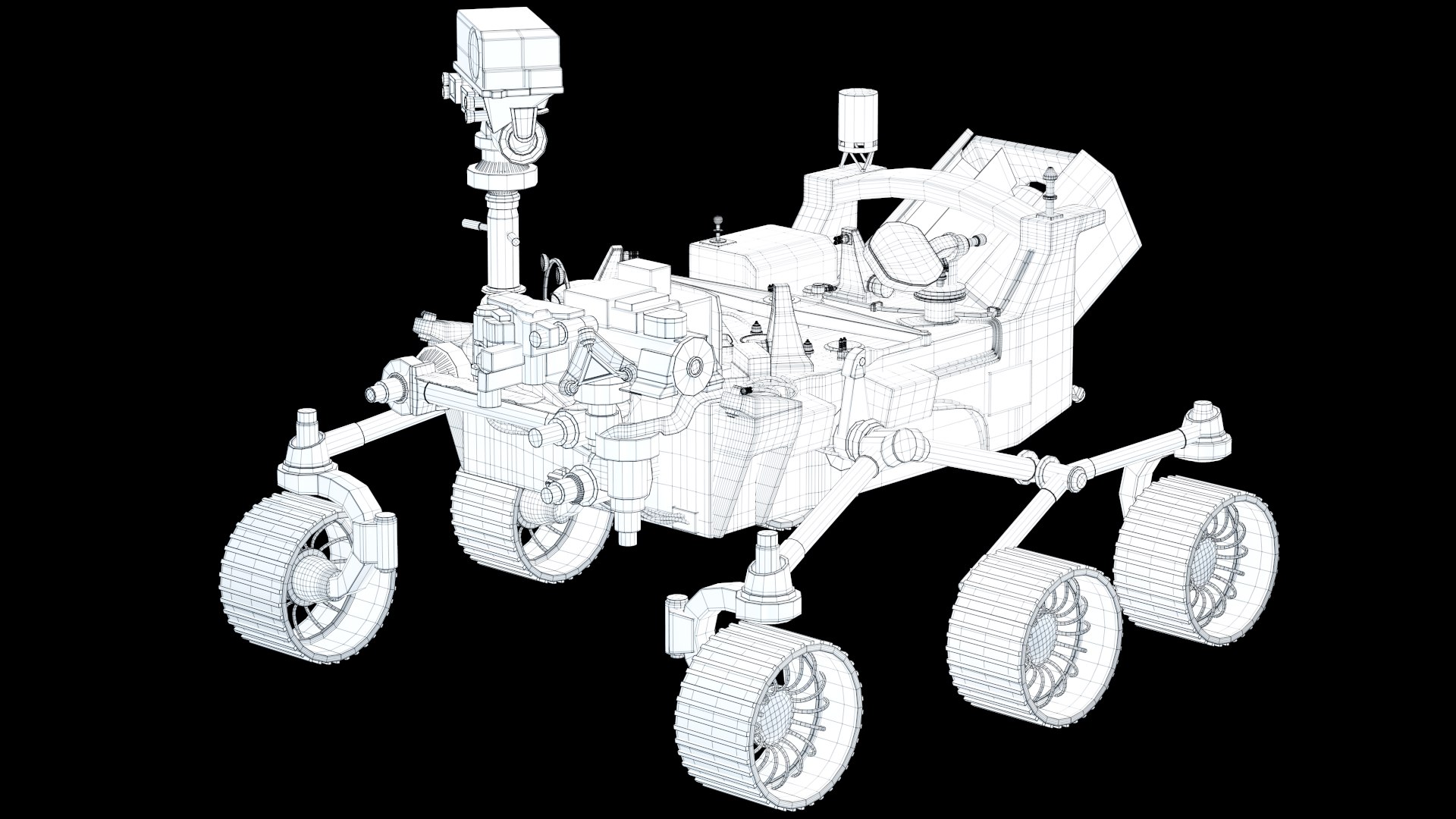 Mars 2020 rover model - TurboSquid 1445118