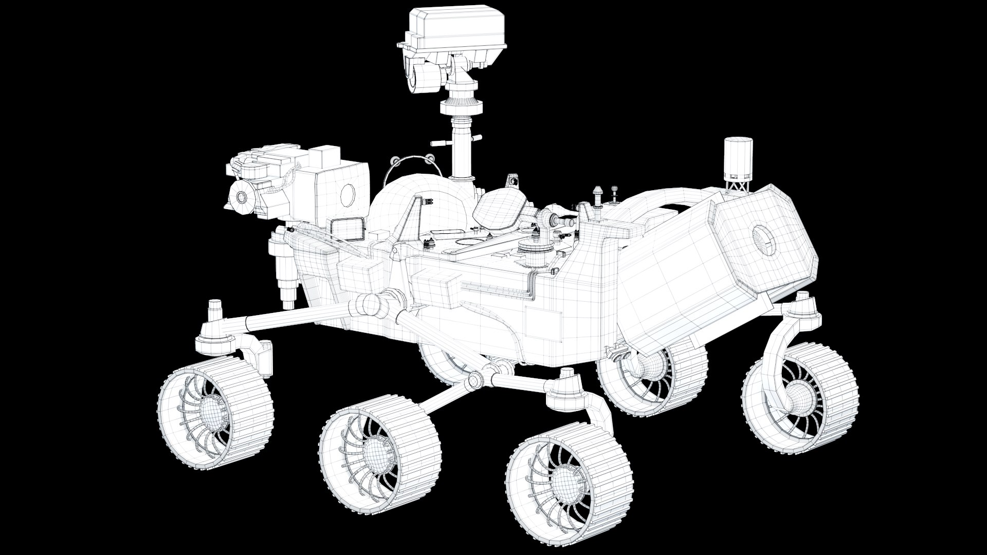 Mars 2020 rover model - TurboSquid 1445118