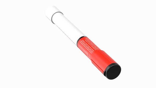 Hand Held Marine Red Signal Flare 3D model - TurboSquid 1785471