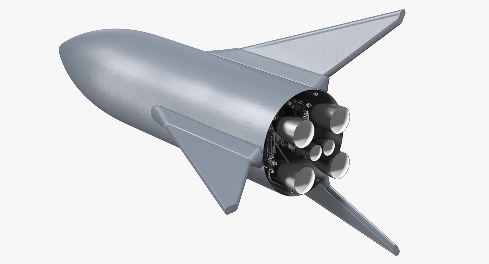 3D Model Heavy Starship Booster - TurboSquid 1394249