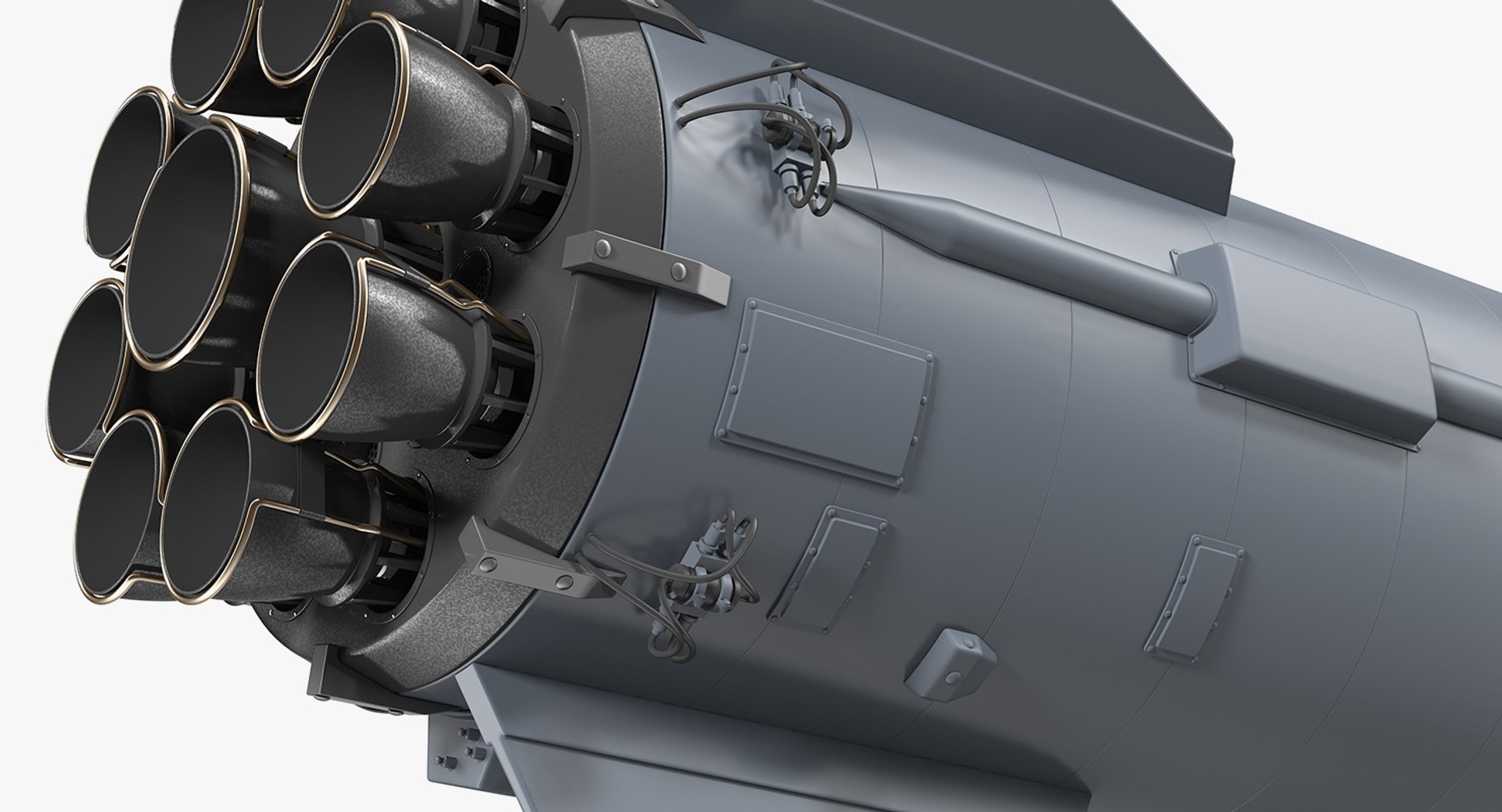 3D Model Heavy Starship Booster - TurboSquid 1394249