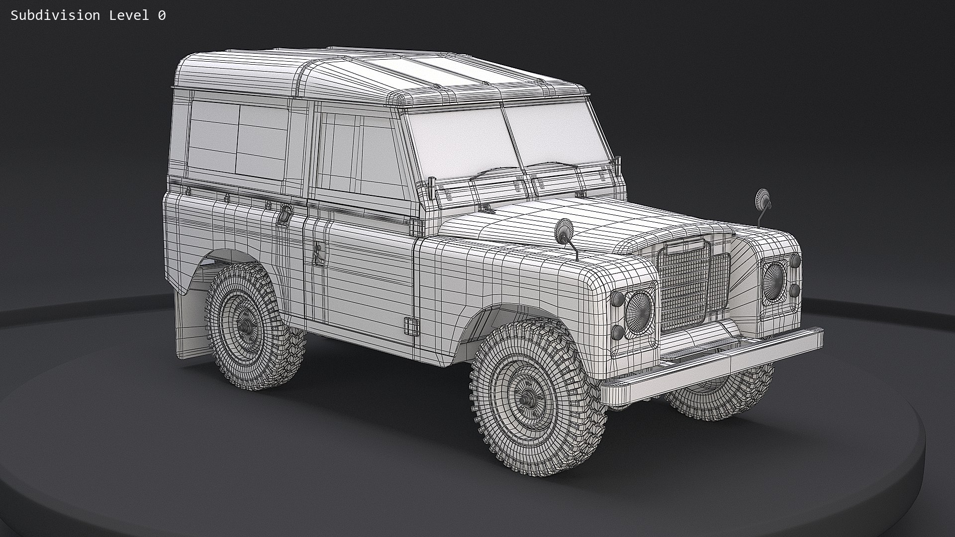 Land Rover Series III Short Wheelbase 3D model - TurboSquid 2097739