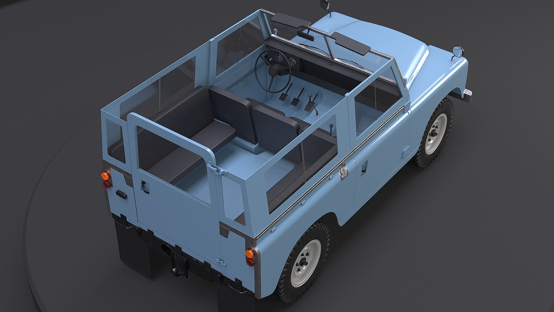 Land Rover Series III Short Wheelbase 3D Model - TurboSquid 2097739
