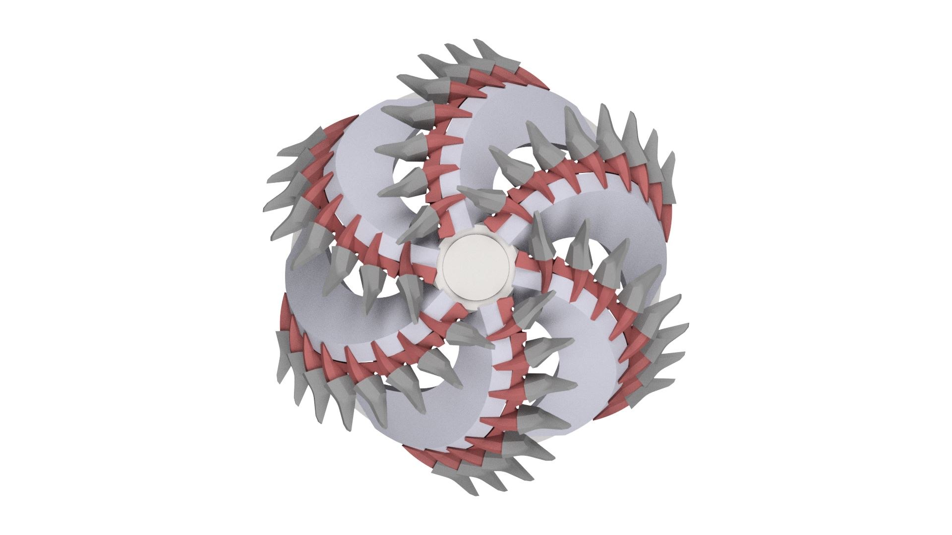 Cutter Head 3D Model - TurboSquid 1388286