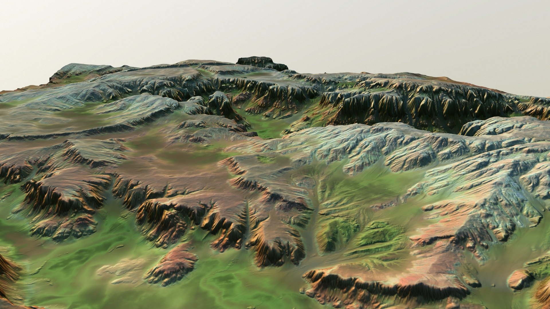 Maya Hills Cliffs Terrain