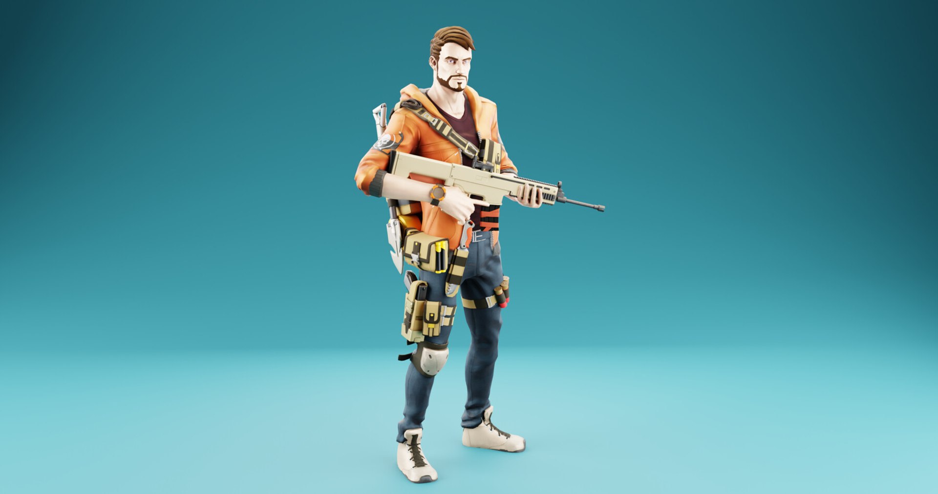 3D Male Character for Games 3D - TurboSquid 2100797