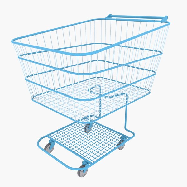 shopping cart 3d model