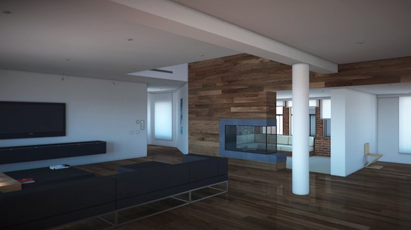 kitchen interior pack 3d model