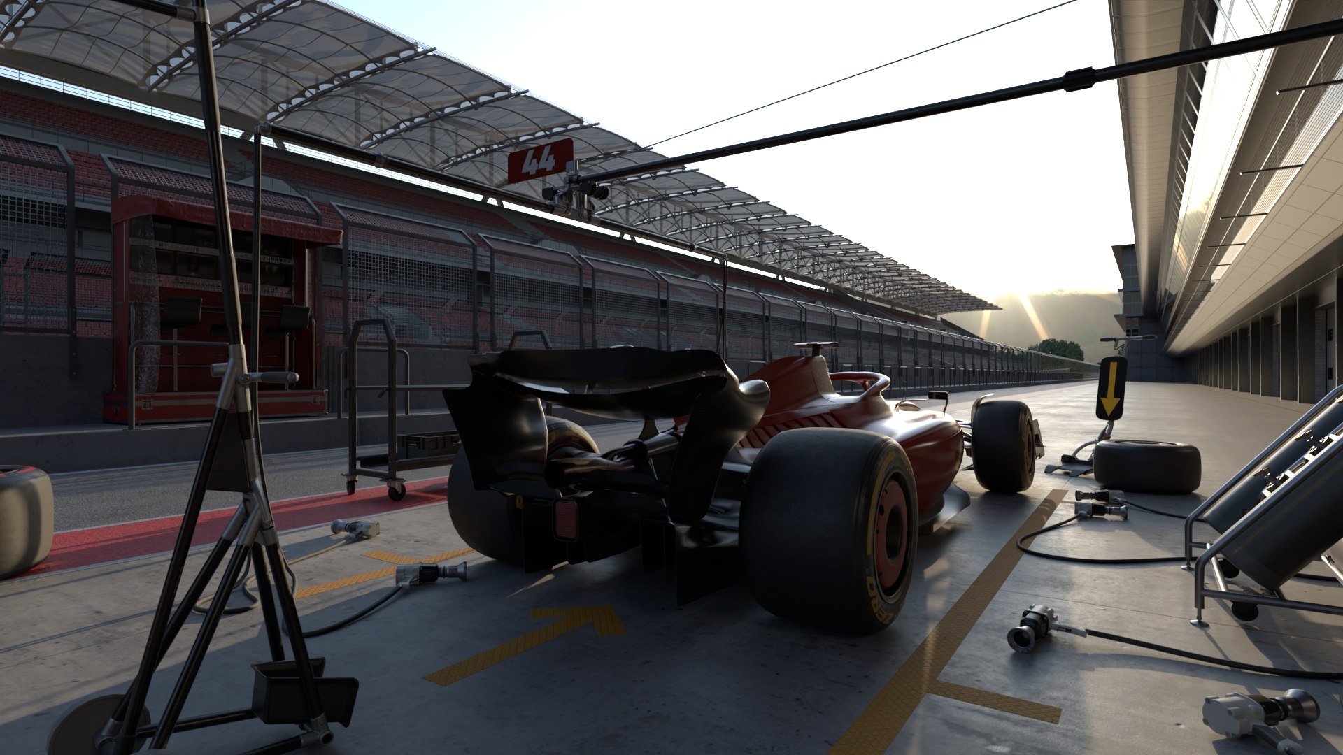 3D F1 RACING TEAM PIT STOP AREA 2 - TurboSquid 2347510