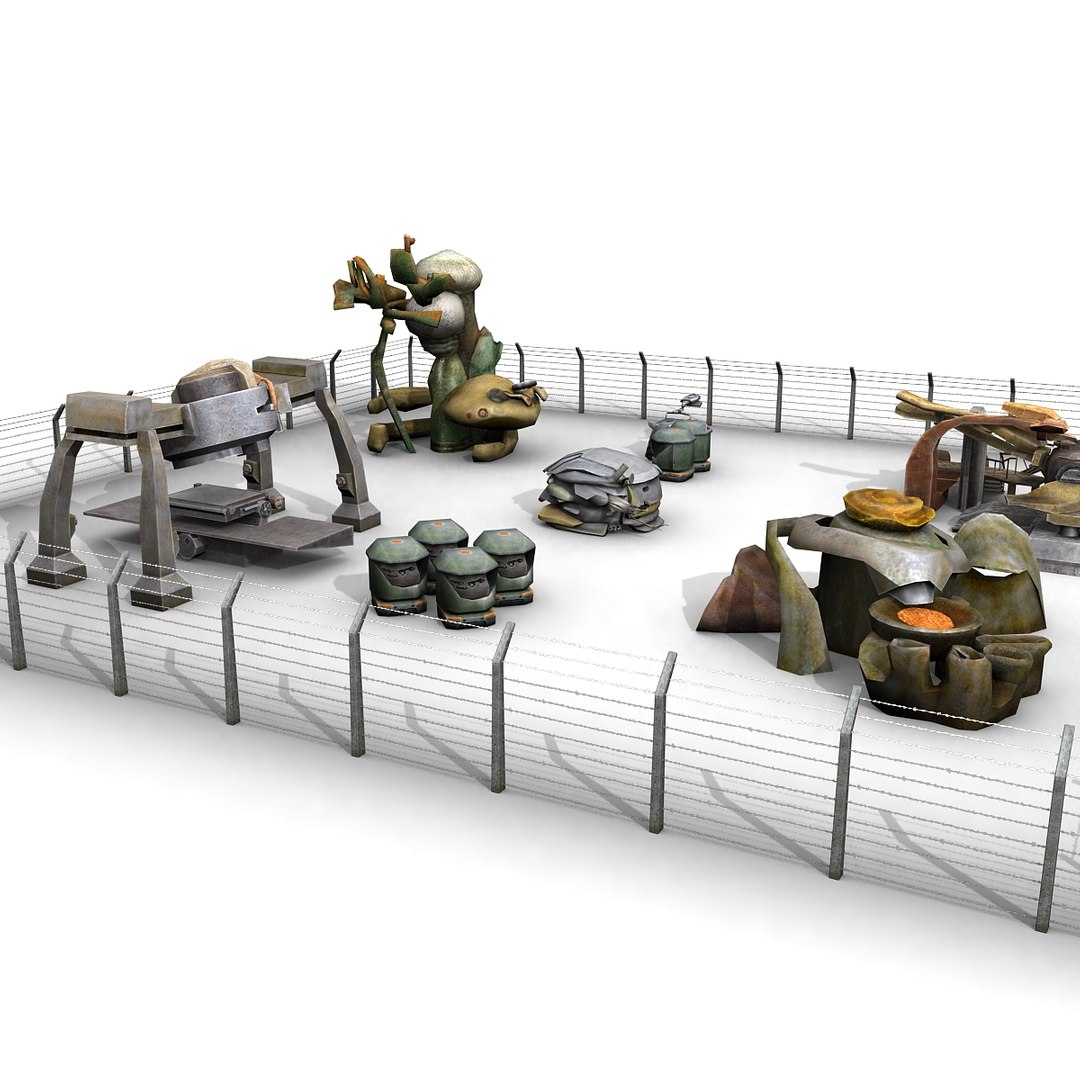 3d Alien Planet Model