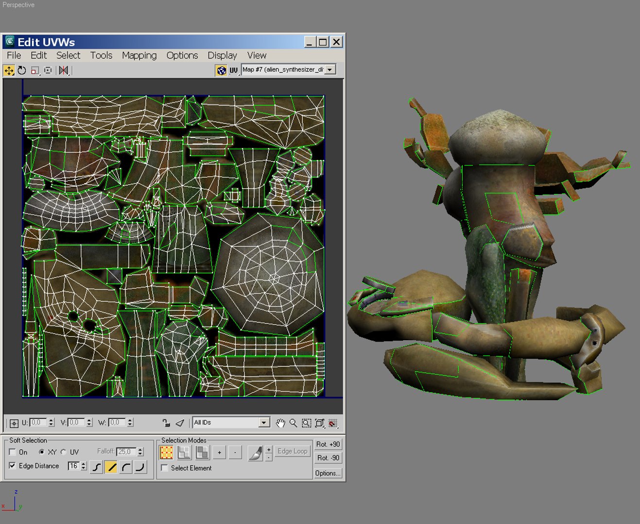 3d Alien Planet Model