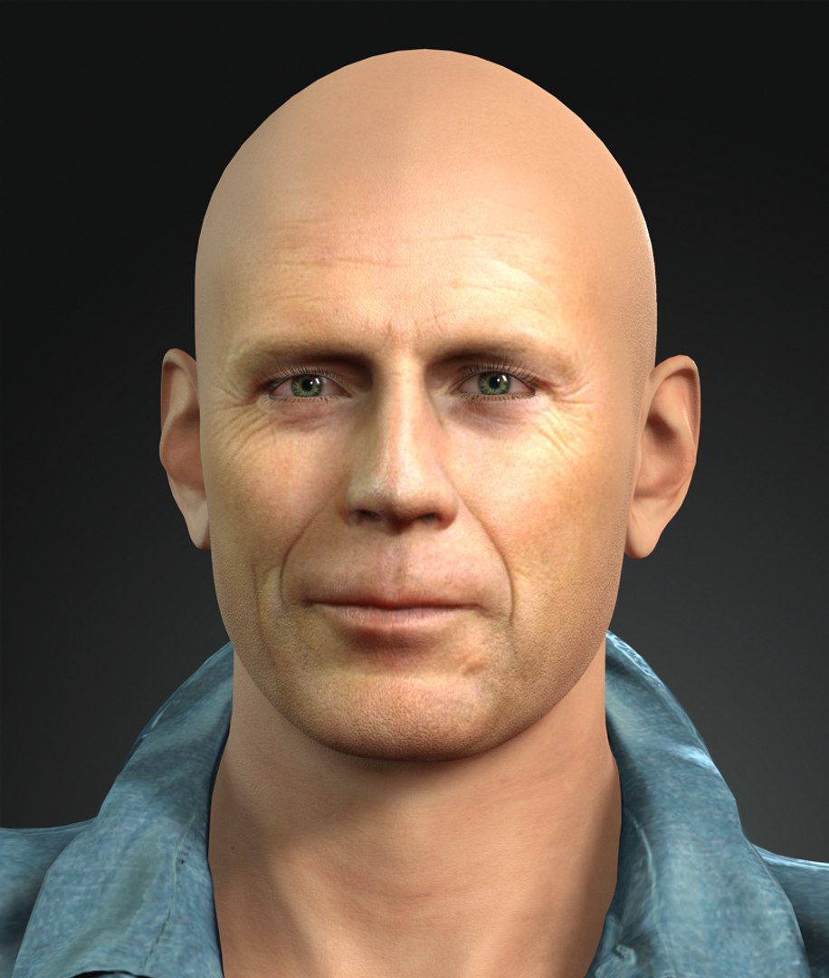 3D Model Character Design Actor Bruce - TurboSquid 1533952