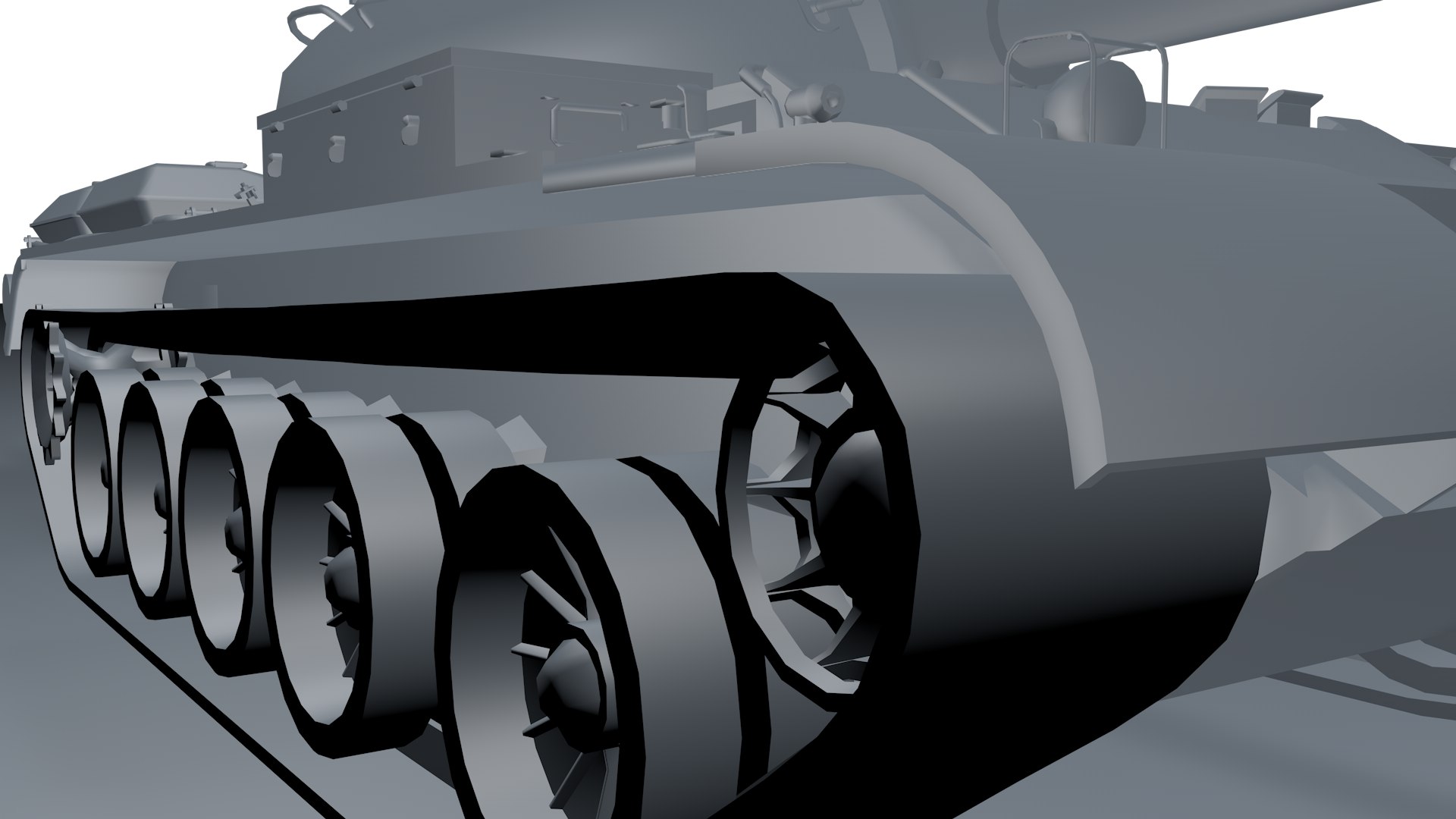 t-54 tank 3d c4d