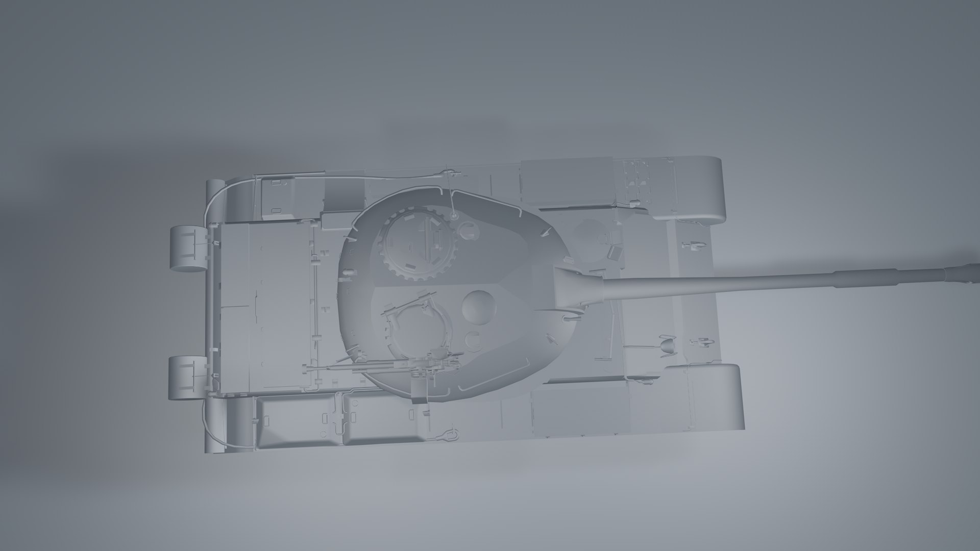t-54 tank 3d c4d