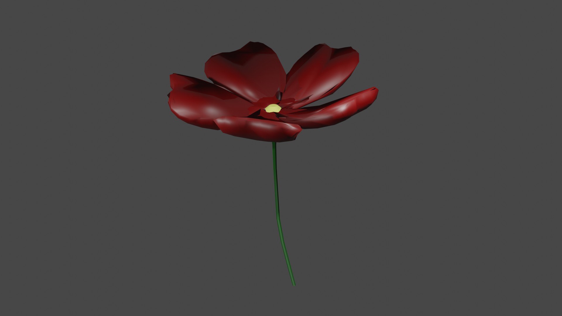 3D model Simple animated flower - TurboSquid 2054943