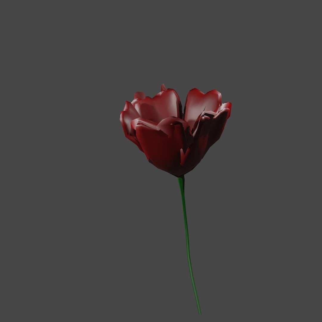 3D model Simple animated flower - TurboSquid 2054943