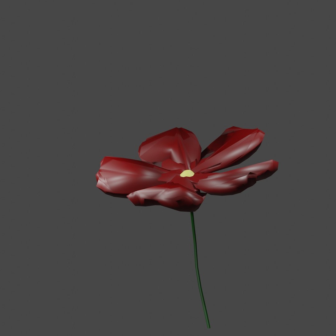 3D model Simple animated flower - TurboSquid 2054943