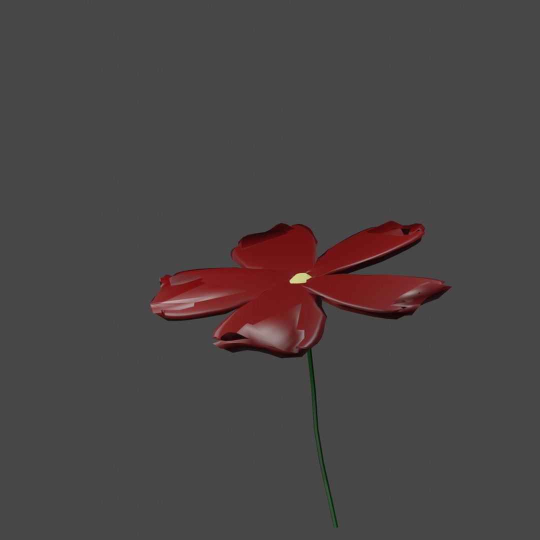 3D model Simple animated flower - TurboSquid 2054943