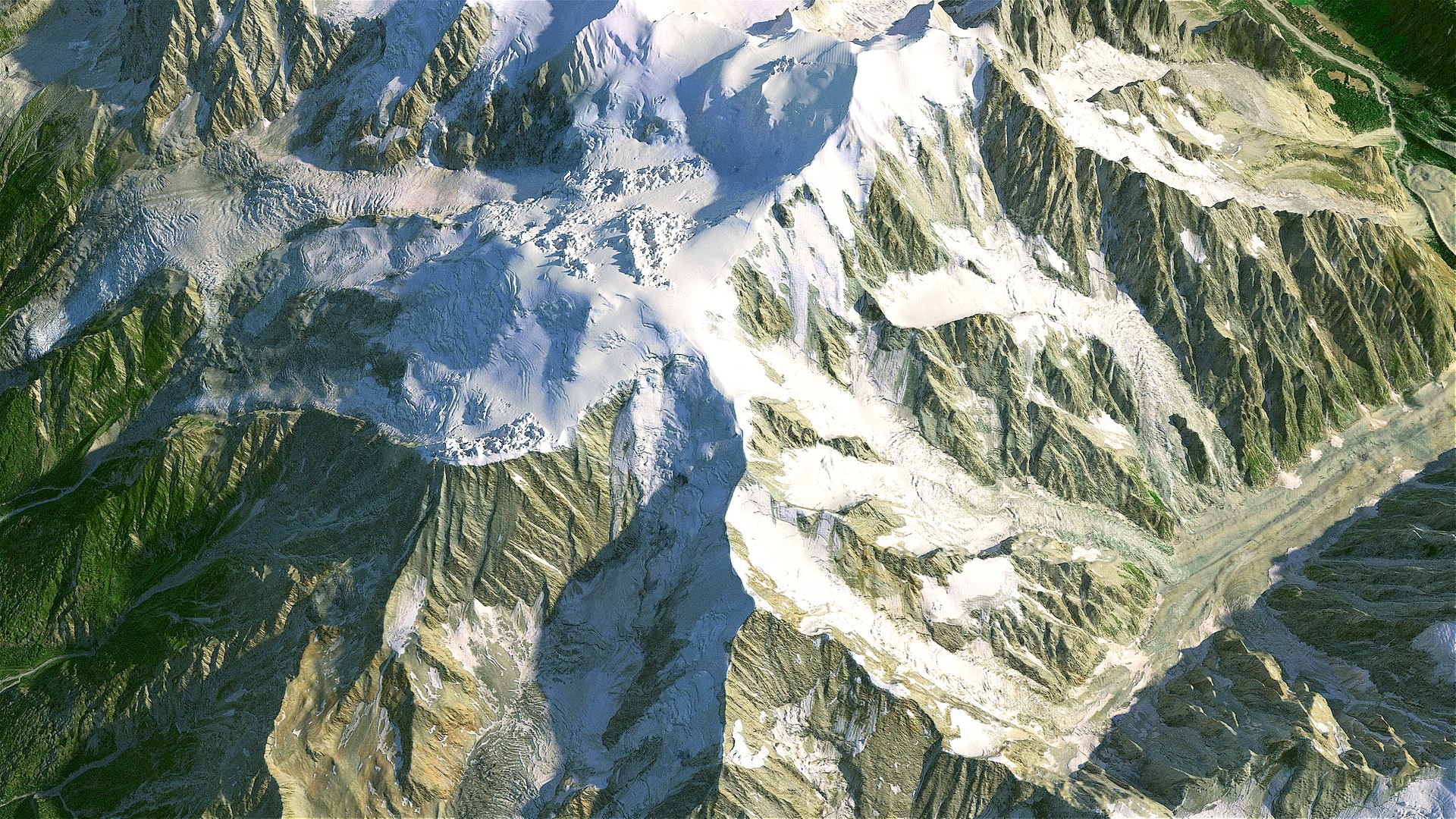 Mont Blanc Mountains Lidar 3D Model - TurboSquid 2073857