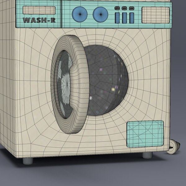 Washing machine 3D model - TurboSquid 1462354