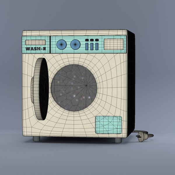 Washing machine 3D model - TurboSquid 1462354