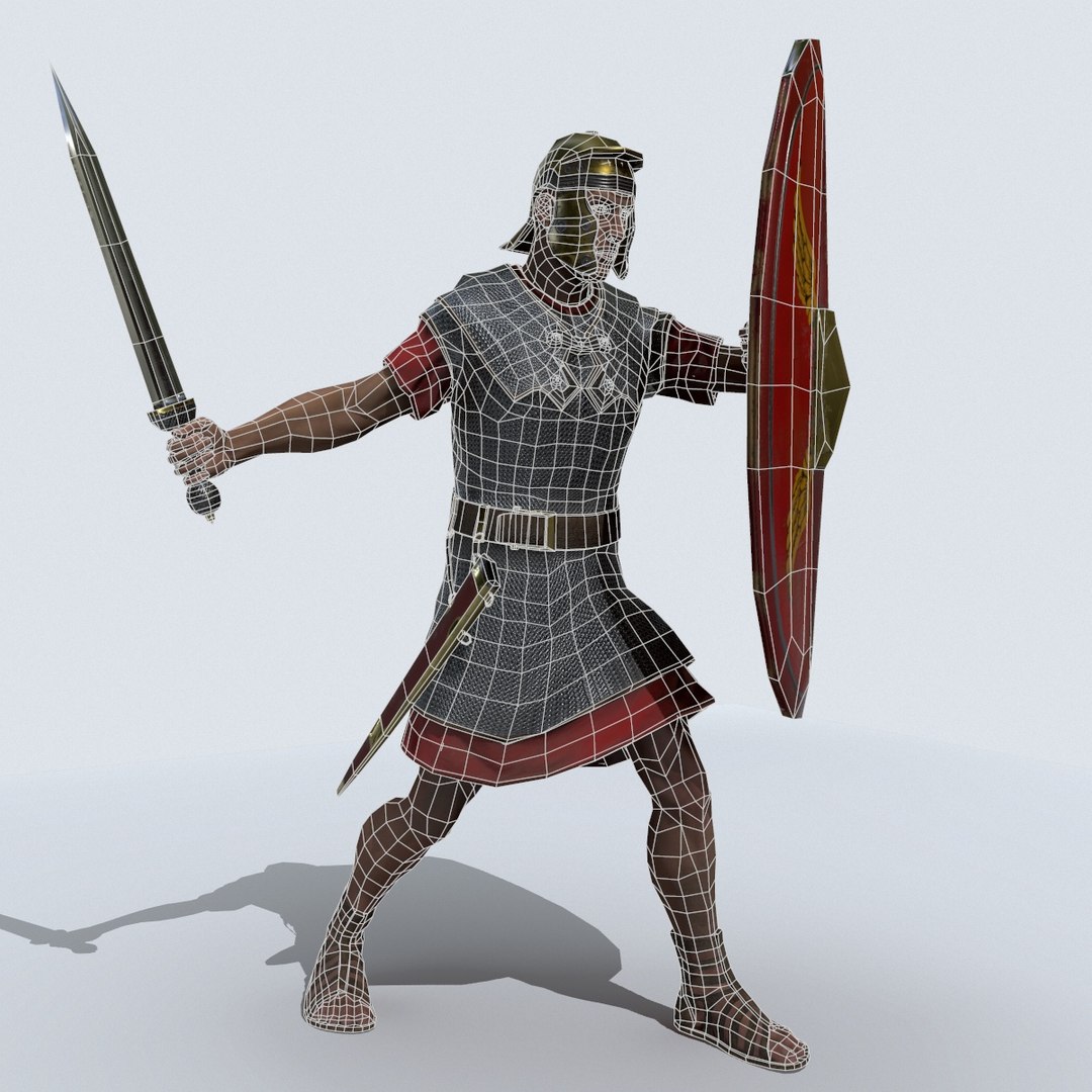 3D roman soldier - TurboSquid 1429240